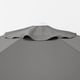 HÖGÖN parasol, hanging, grey, 270 cm (1061/4") - IKEA