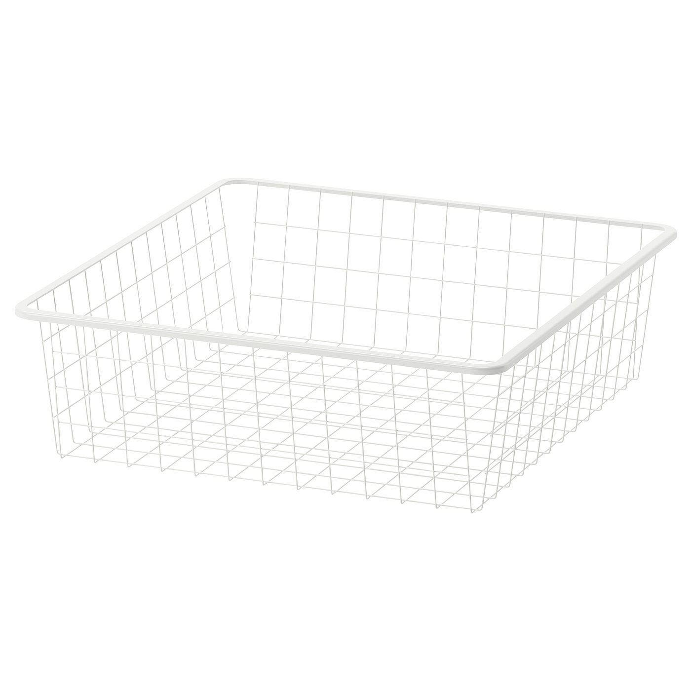 JONAXEL wire basket, white, 50x51x15 cm (195/8x201/8x57/8") - IKEA