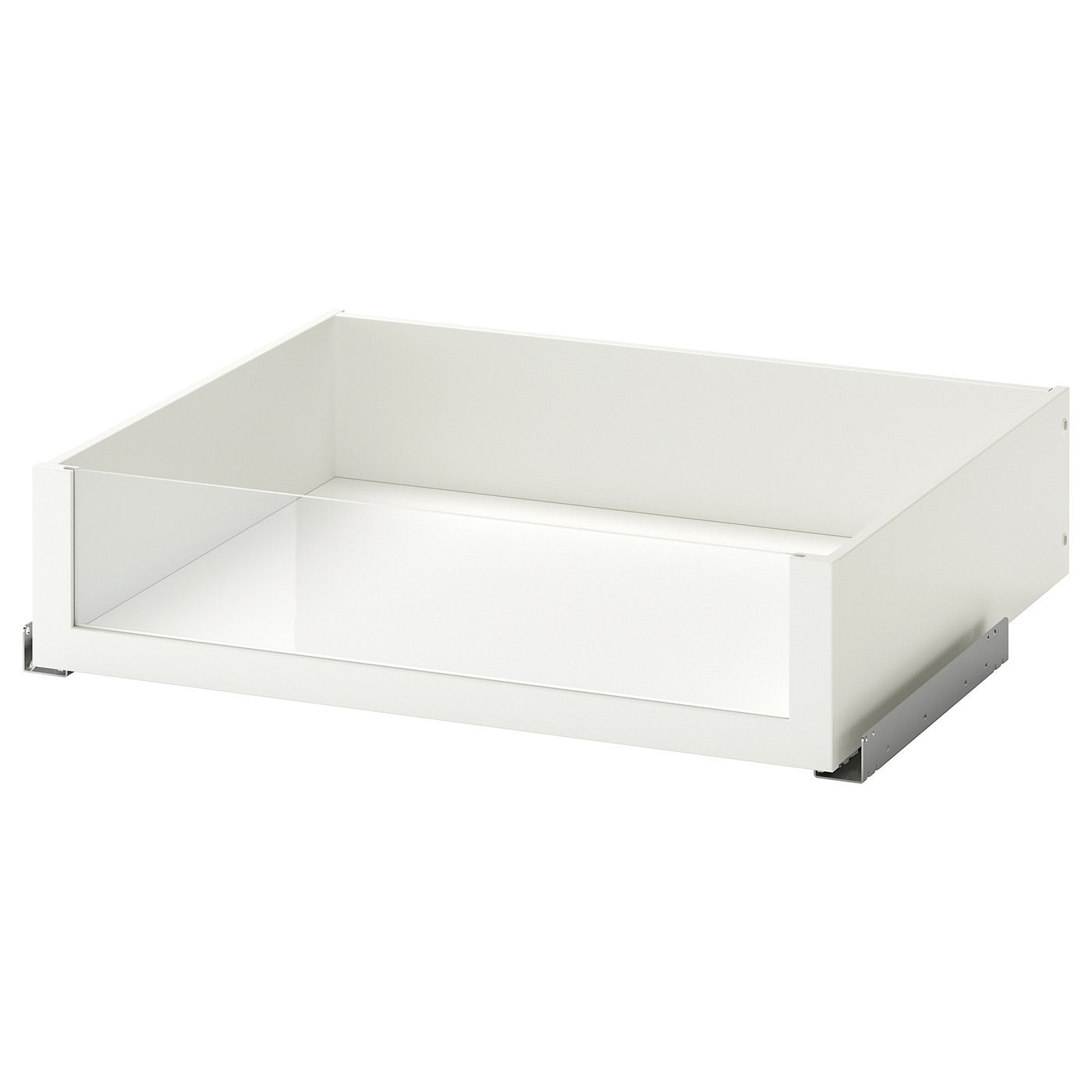 KOMPLEMENT drawer with glass front, white, 75x58 cm (291/2x227/8") - IKEA