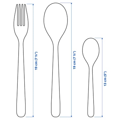 MOPSIG 12-piece cutlery set - IKEA