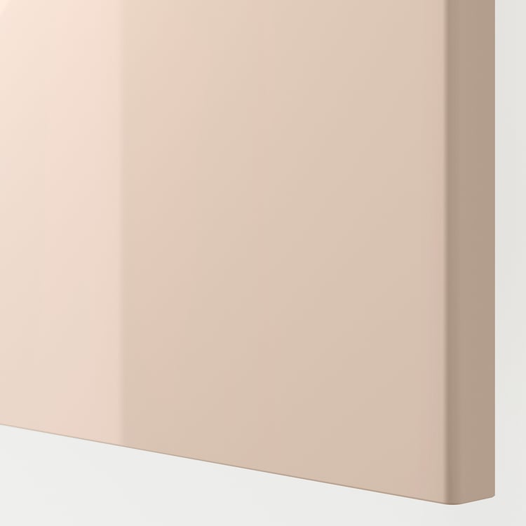 PAX / FARDAL wardrobe combination, white/high-gloss light orange ...