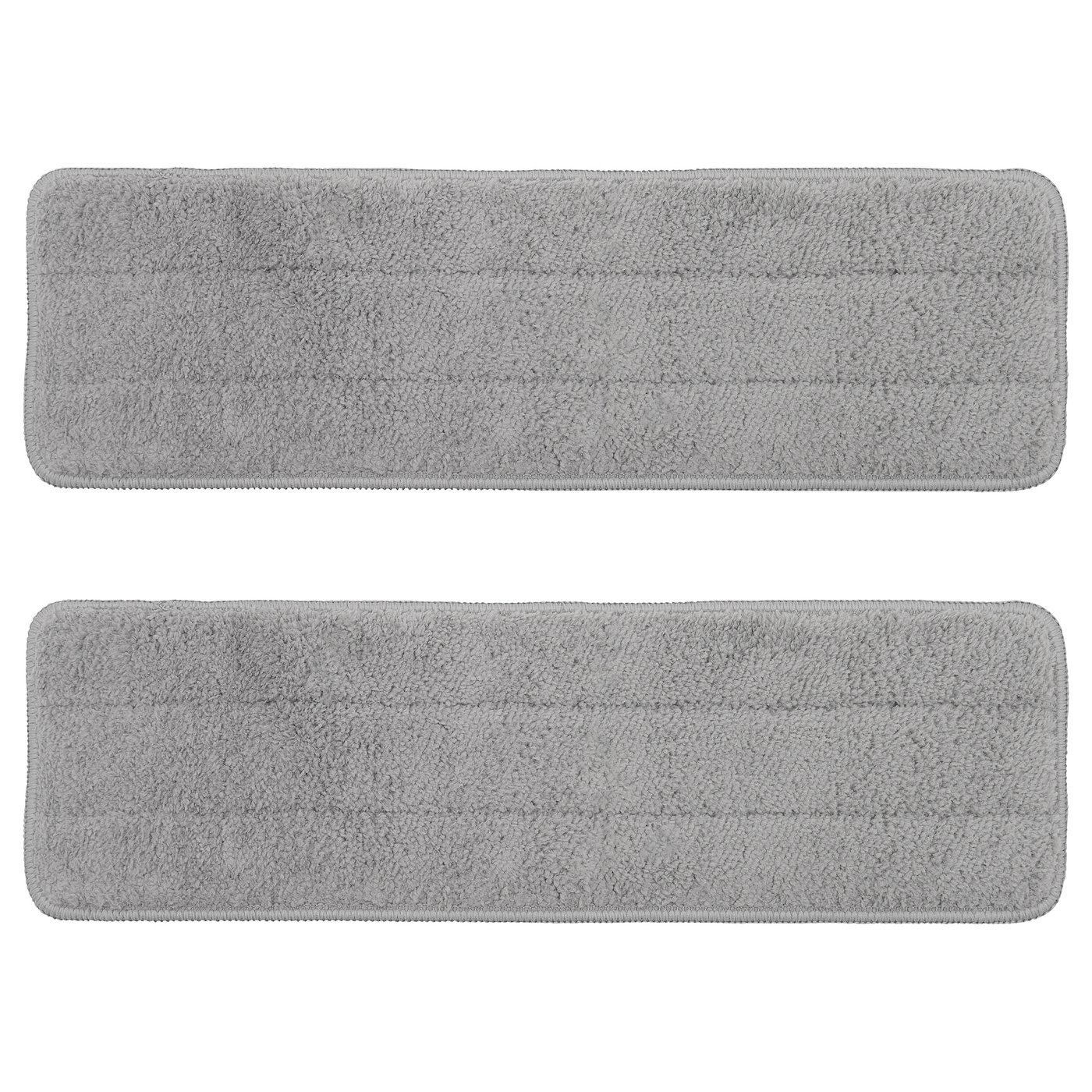 PEPPRIG microfibre pad for flat mop, grey, 12x37 cm (5x15") - IKEA