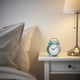 PLIRA alarm clock, turquoise, 10 cm (4") - IKEA