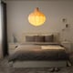RISBYN pendant lamp shade, onion shape/beige, 57 cm (22") - IKEA