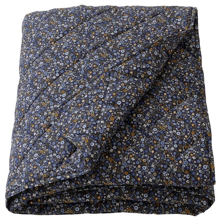 ROSENTIBAST comforter, dark blue/multicolour, 150x250 cm (59x98") - IKEA