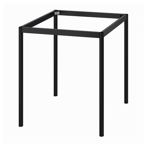 SANDSBERG underframe for table top, black, 67x67x73 cm (263/8x263/8x283 ...