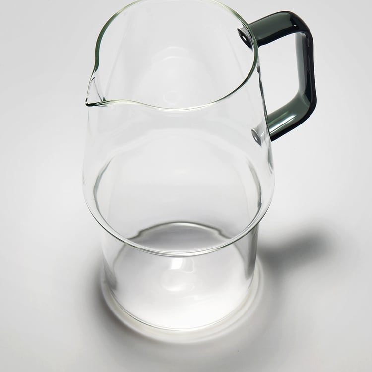 SKINNFISK jug with lid, clear glass, 1.2 l (41 oz) - IKEA
