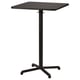 STENSELE bar table, anthracite/anthracite, 70x70 cm (271/2x271/2") - IKEA