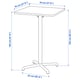 STENSELE bar table, anthracite/anthracite, 70x70 cm (271/2x271/2") - IKEA
