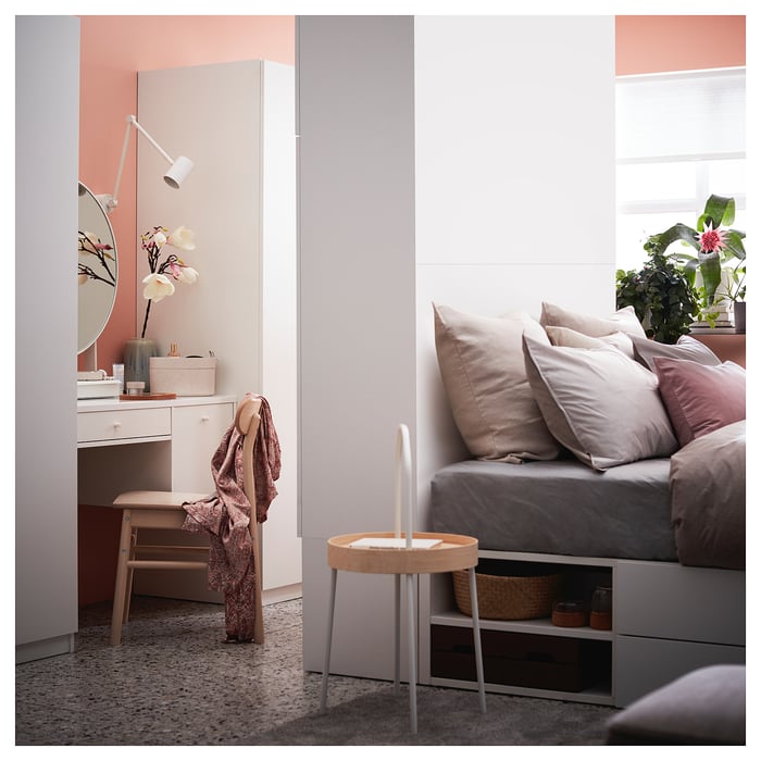 SYVDE dressing table, white, 100x48 cm (391/2x19") - IKEA