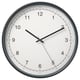 TAGGAD wall clock, white/grey, 38 cm (15") - IKEA