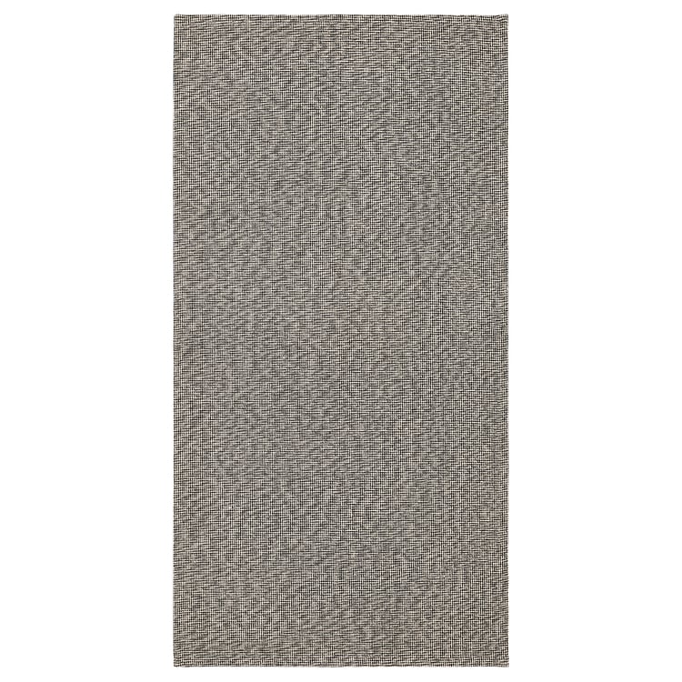 TIPHEDE rug, flatwoven, black/natural, 80x150 cm (2'7"x4'11") - IKEA