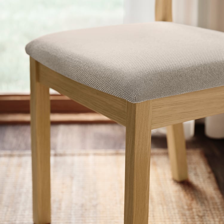 TONSTAD / TONSTAD table and 6 chairs, oak veneer/oak effect Fridtuna ...