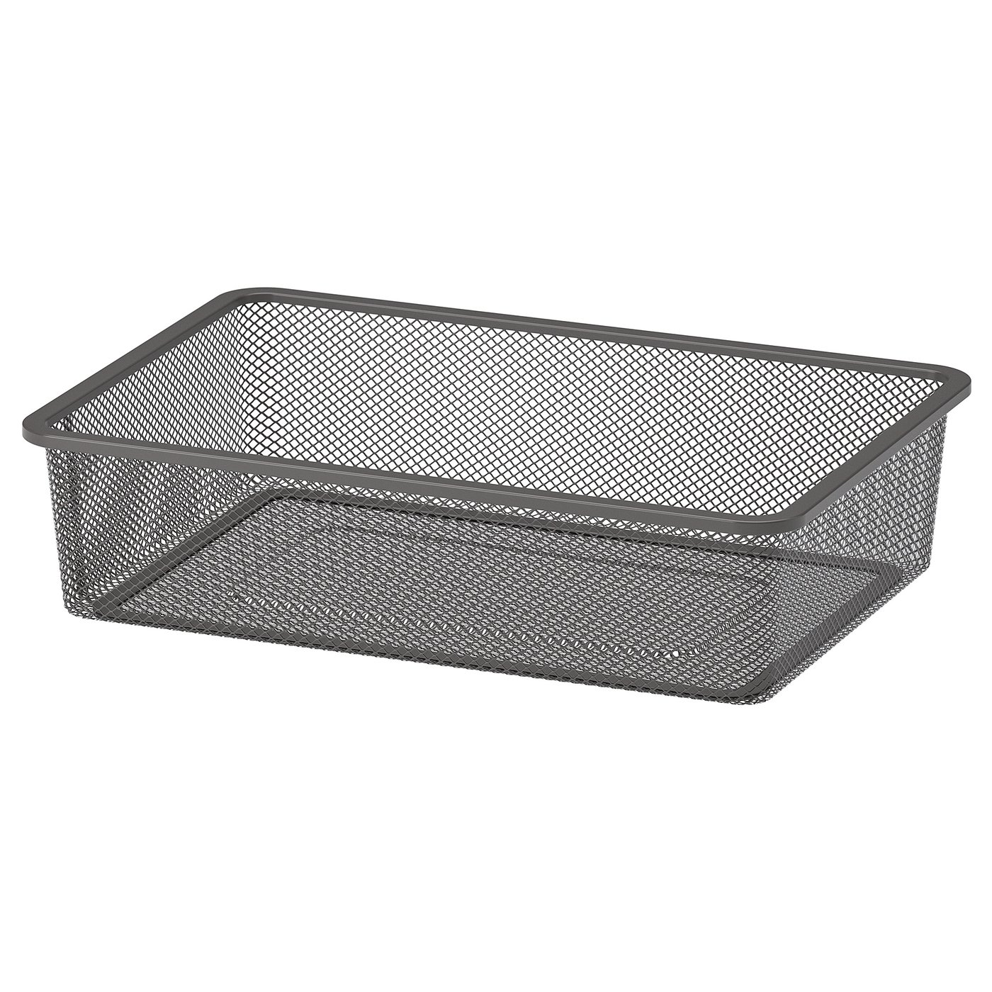 TROFAST mesh storage box, dark grey, 42x30x10 cm (161/2x113/4x37/8") - IKEA
