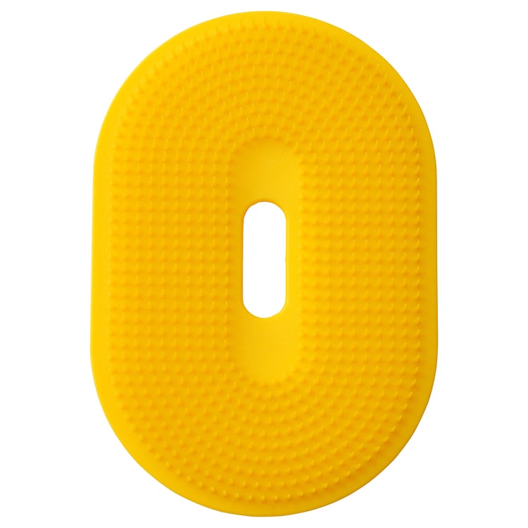 UPPFYLLD vegetable scrubber, bright yellow - IKEA
