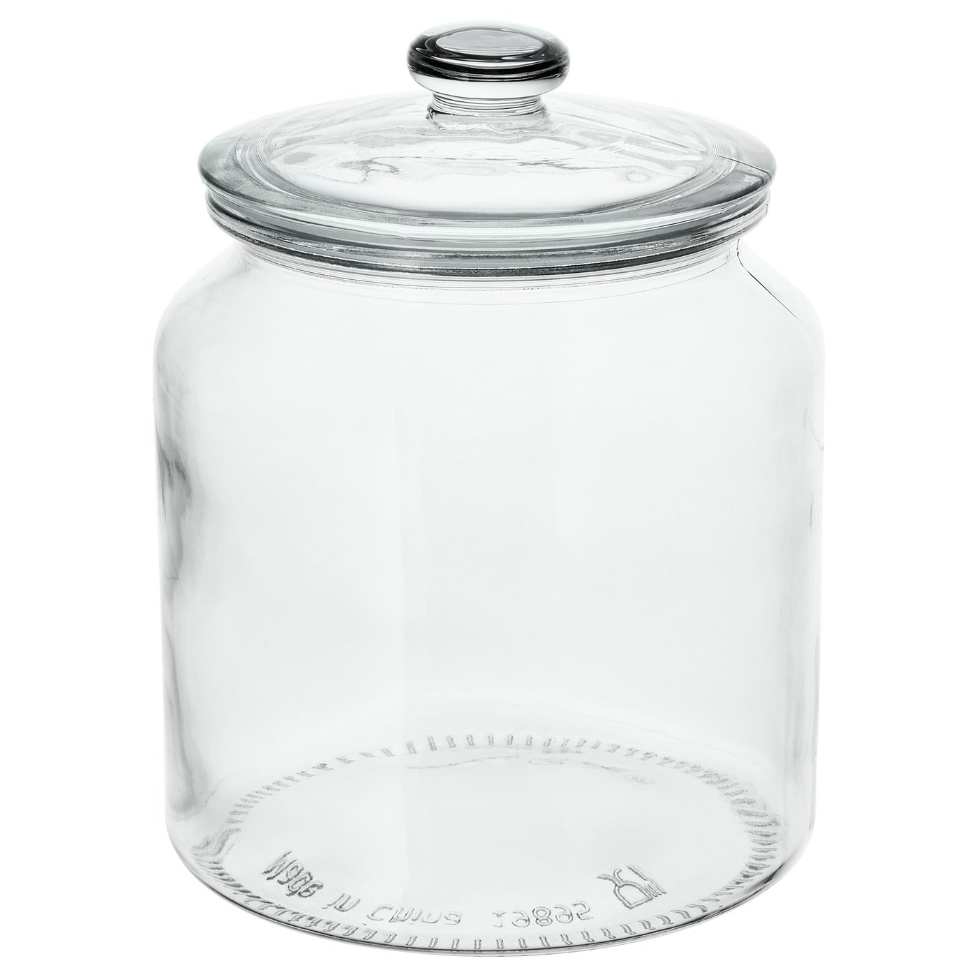 VARDAGEN jar with lid, clear glass, 1.9 l (64 oz) - IKEA