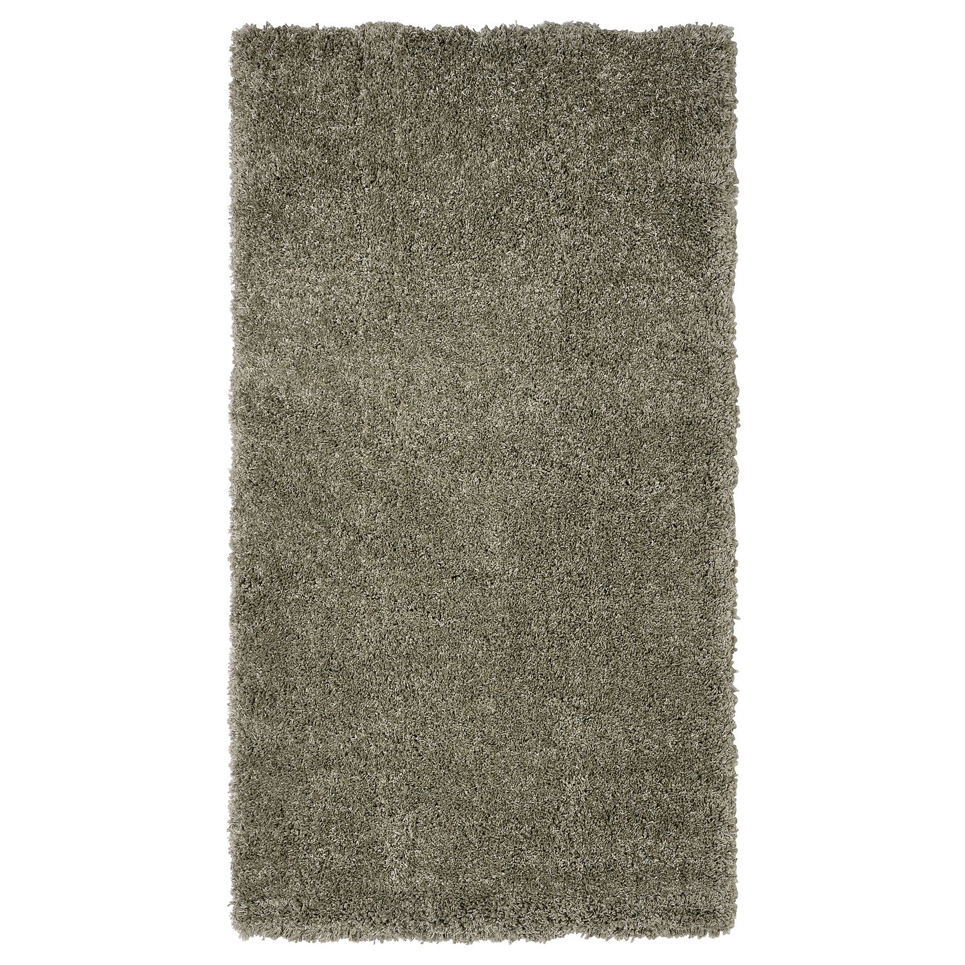 VOLLERSLEV rug, high pile, grey-green, 80x150 cm (2'7"x4'11") - IKEA