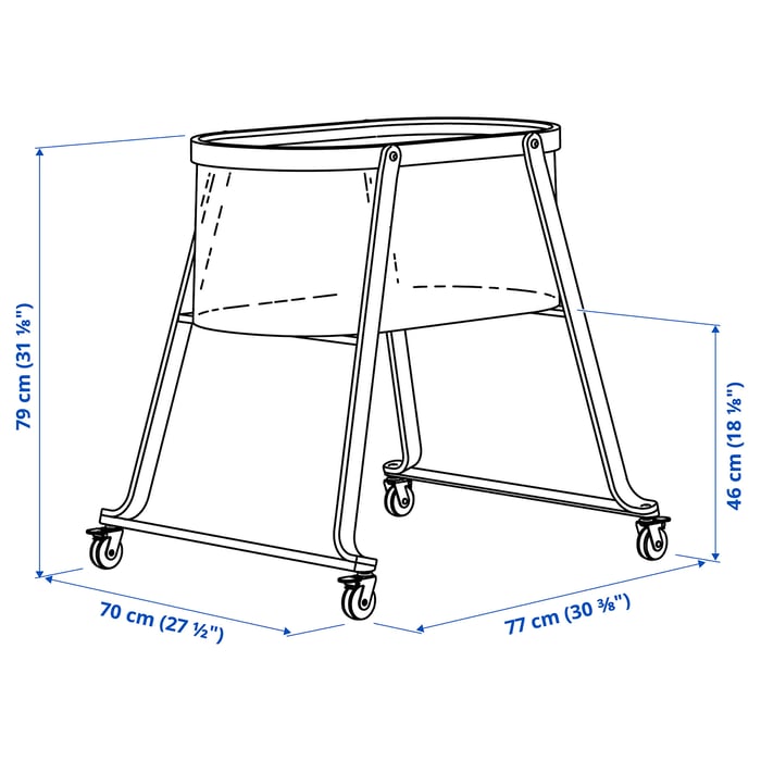 ÄLSKVÄRD culla con materasso, betulla, 40x73 cm - IKEA Italia