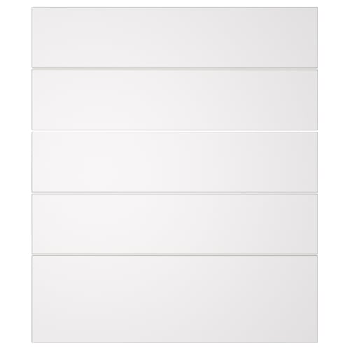 APLARED set di 5 frontali cassetto, bianco, 40x70 cm - IKEA Italia