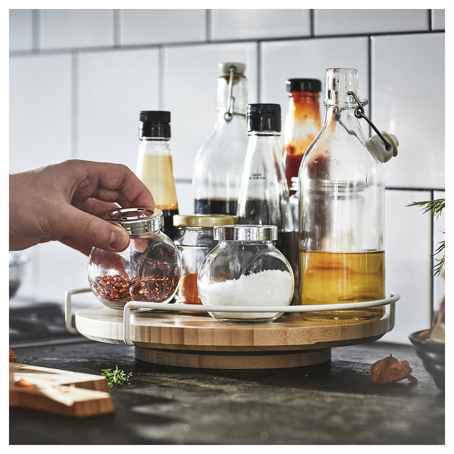 APTITLIG vassoio girevole, portaoggetti bambù, 28 cm - IKEA Italia