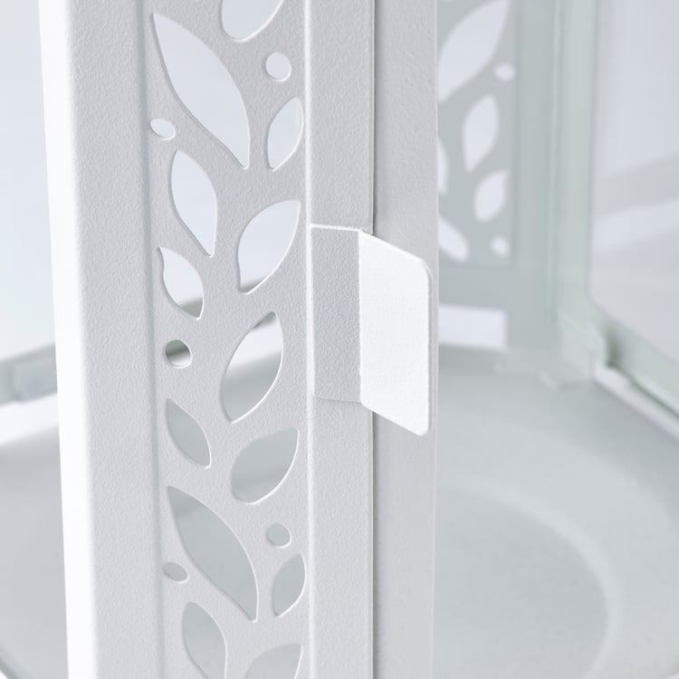 ENRUM lanterna per cero, interno/esterno, bianco, 28 cm - IKEA Italia