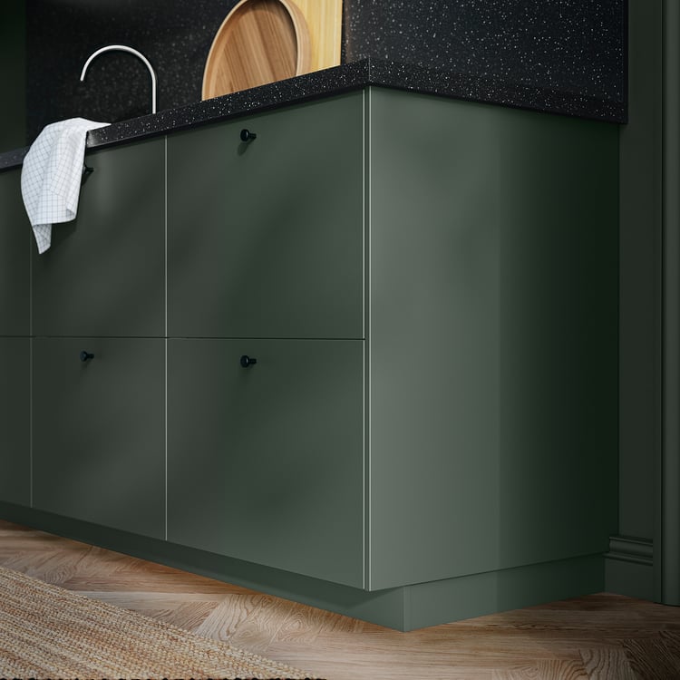 HAVSTORP rivestimento laterale, verde intenso, 39x240 cm - IKEA Italia