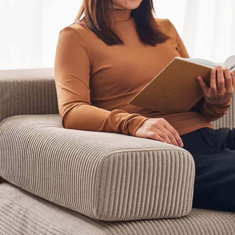 JÄTTEBO cuscino poggiatesta, Samsala grigio-beige - IKEA Italia