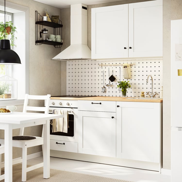 KNOXHULT cucina, bianco cornice, 180x61x220 cm - IKEA Italia
