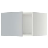 METOD elemento top per frigo/congelatore, bianco/Voxtorp beige chiaro ...