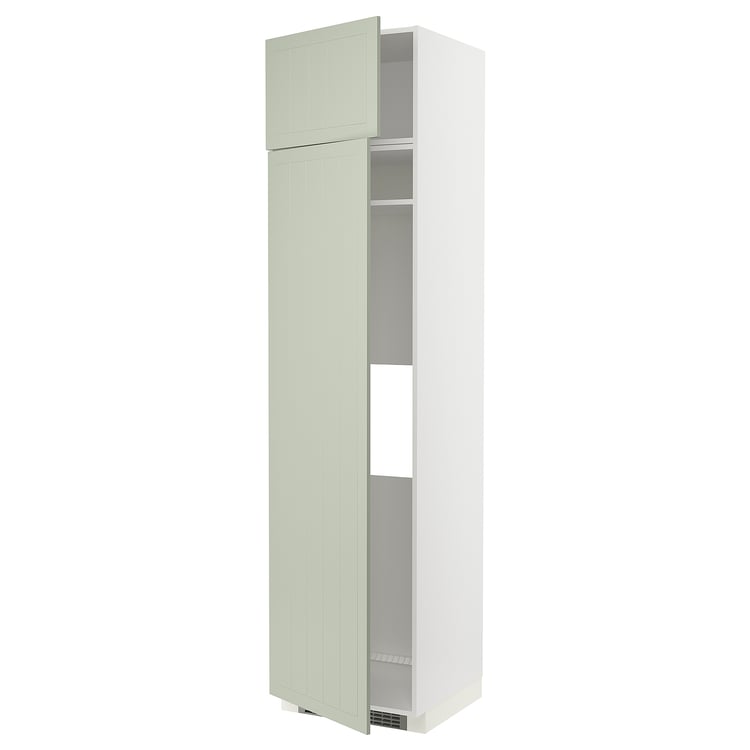 METOD mobile frigo o congelatore/2 ante, bianco/Stensund verde chiaro ...