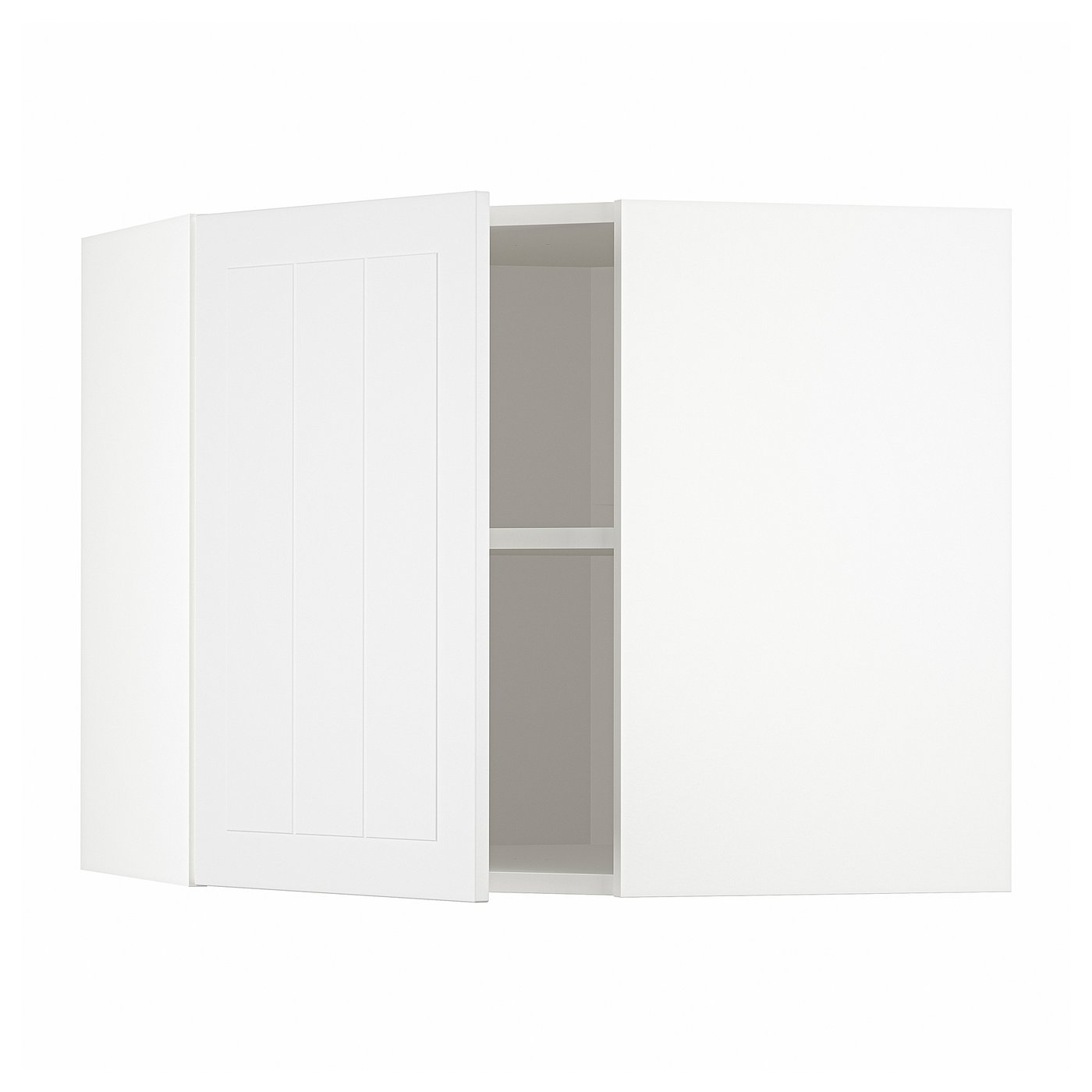 METOD pensile angolare con ripiani, bianco/Stensund bianco, 68x60 cm ...