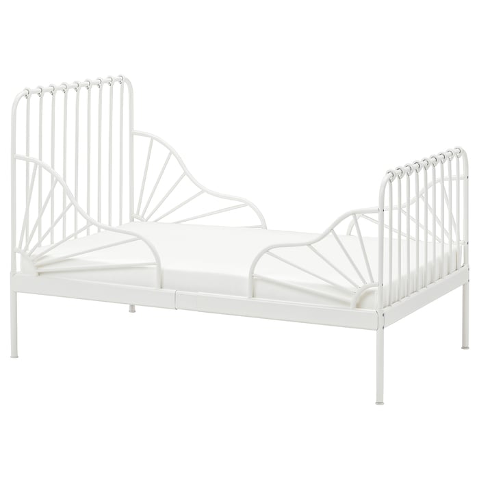 MINNEN struttura letto allungabile e doghe, bianco, 80x200 cm - IKEA Italia