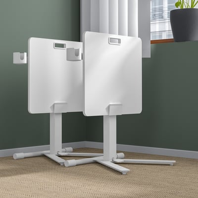MITTZON tavolo per PC portatile con rotelle, bianco, 66x50 cm - IKEA Italia