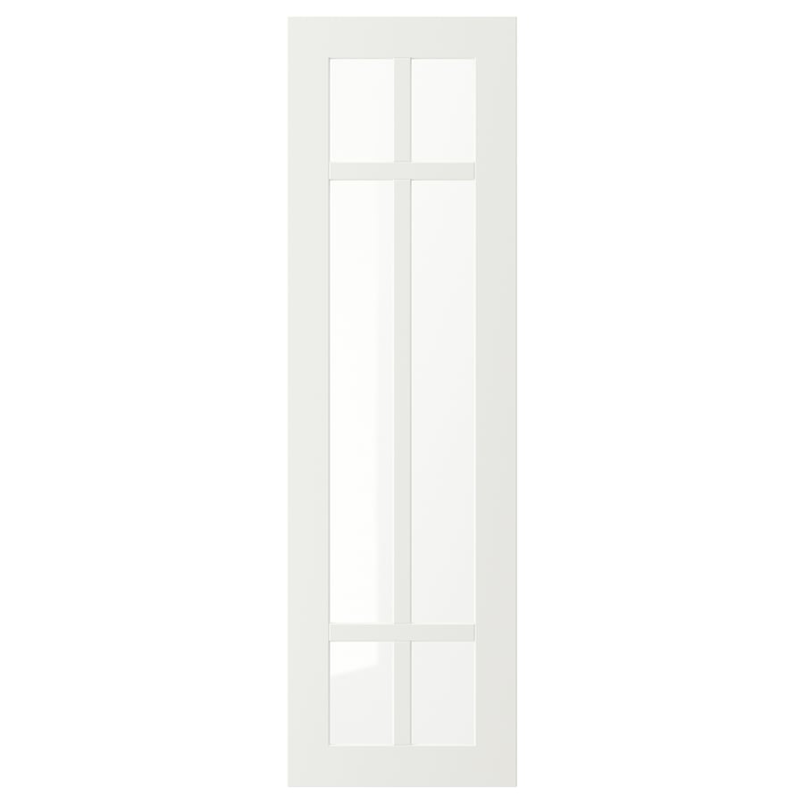 STENSUND anta a vetro, bianco, 30x100 cm - IKEA Italia