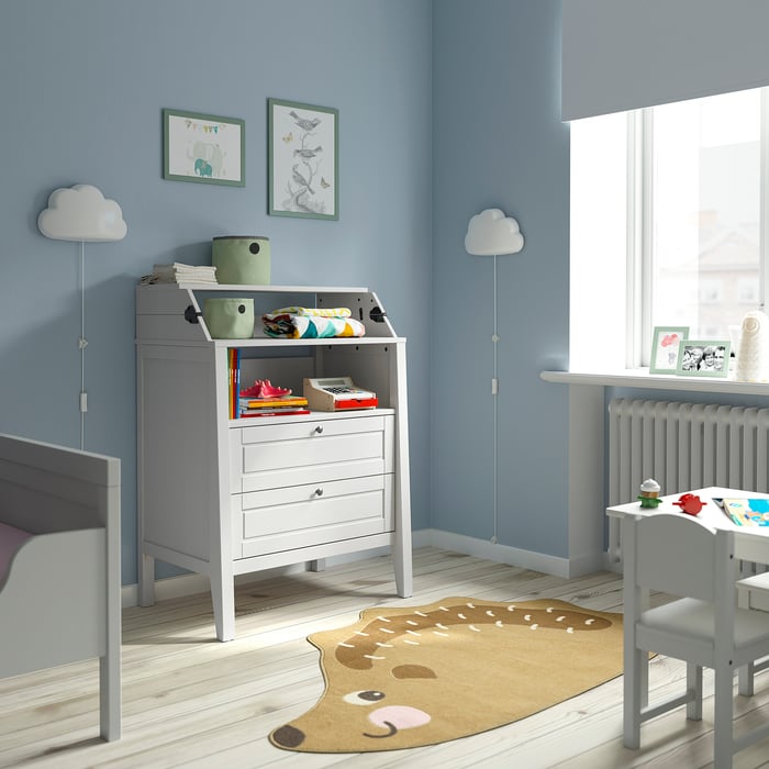SUNDVIK cassettiera/fasciatoio, grigio - IKEA Italia