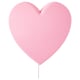 UPPLYST Lampada da parete a LED, cuore rosa - IKEA Italia