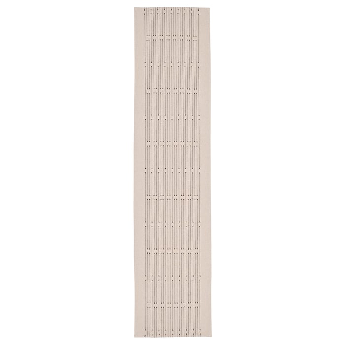 VÅRARV runner, grigio scuro/naturale, 35x150 cm - IKEA Italia