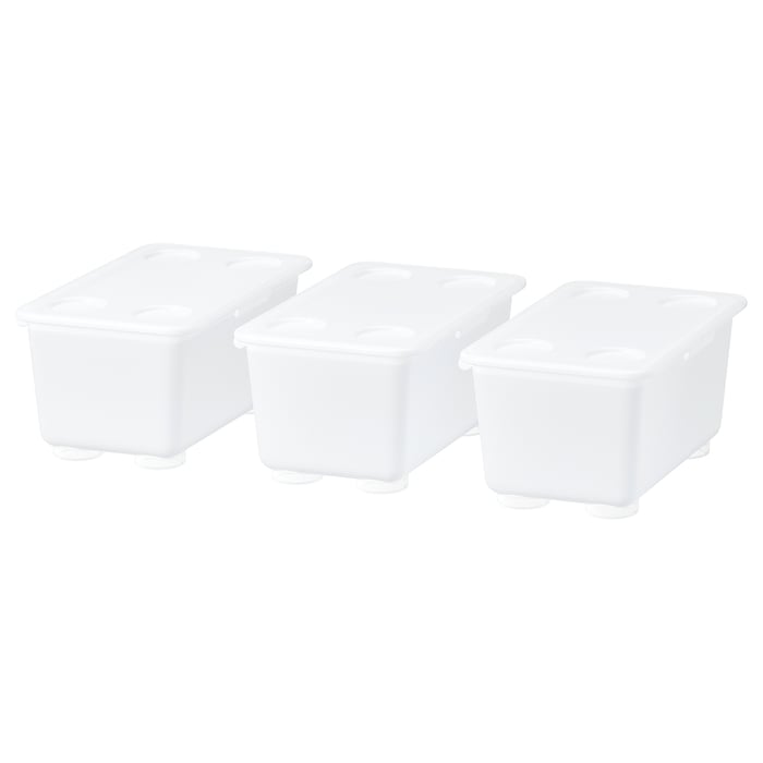GLIS box with lid, transparent, 17x10 cm - IKEA