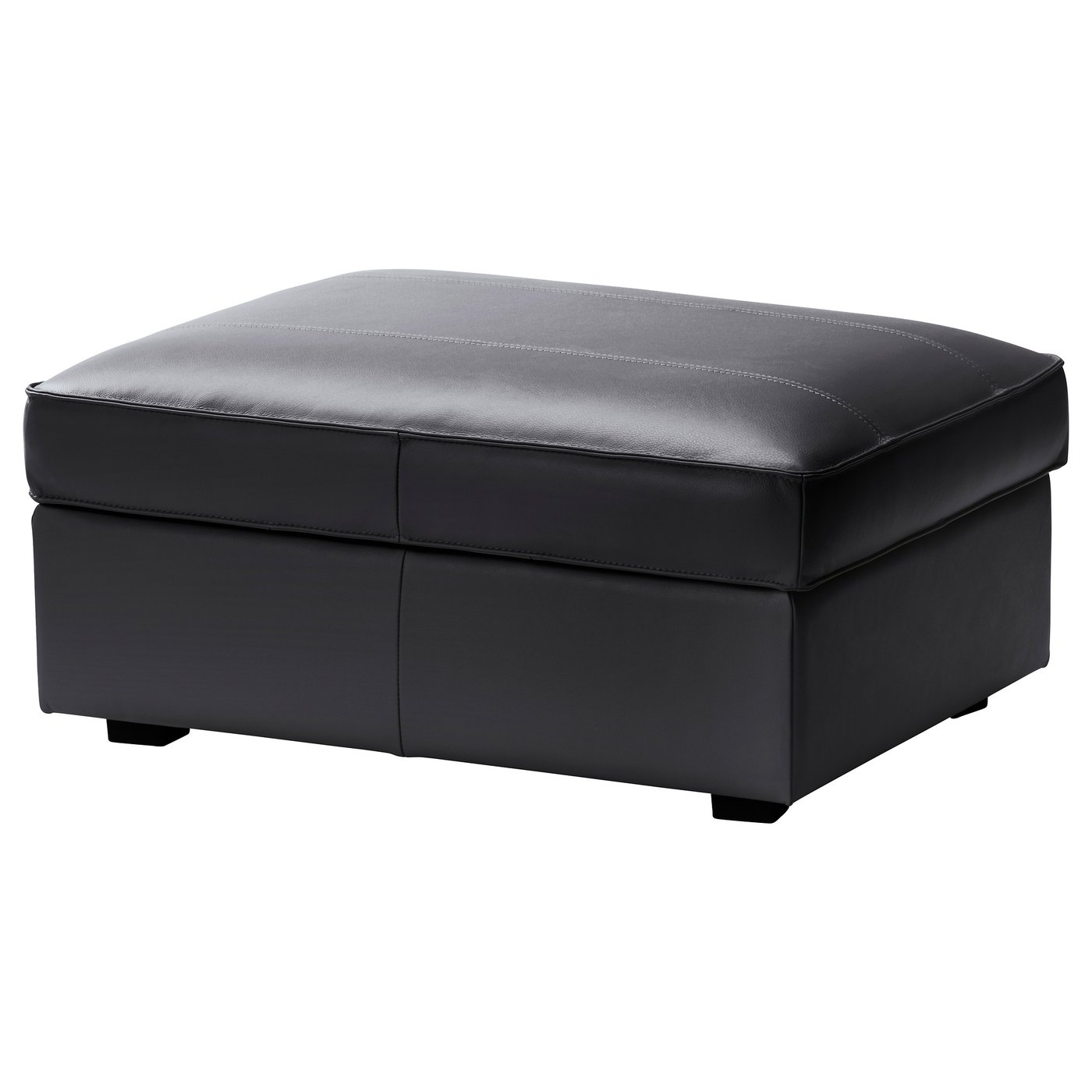 KIVIK footstool, Grann/Bomstad black - IKEA