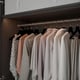 ÖVERSIDAN LED wardrobe lighting strp w sensor, dimmable dark grey, 96 ...