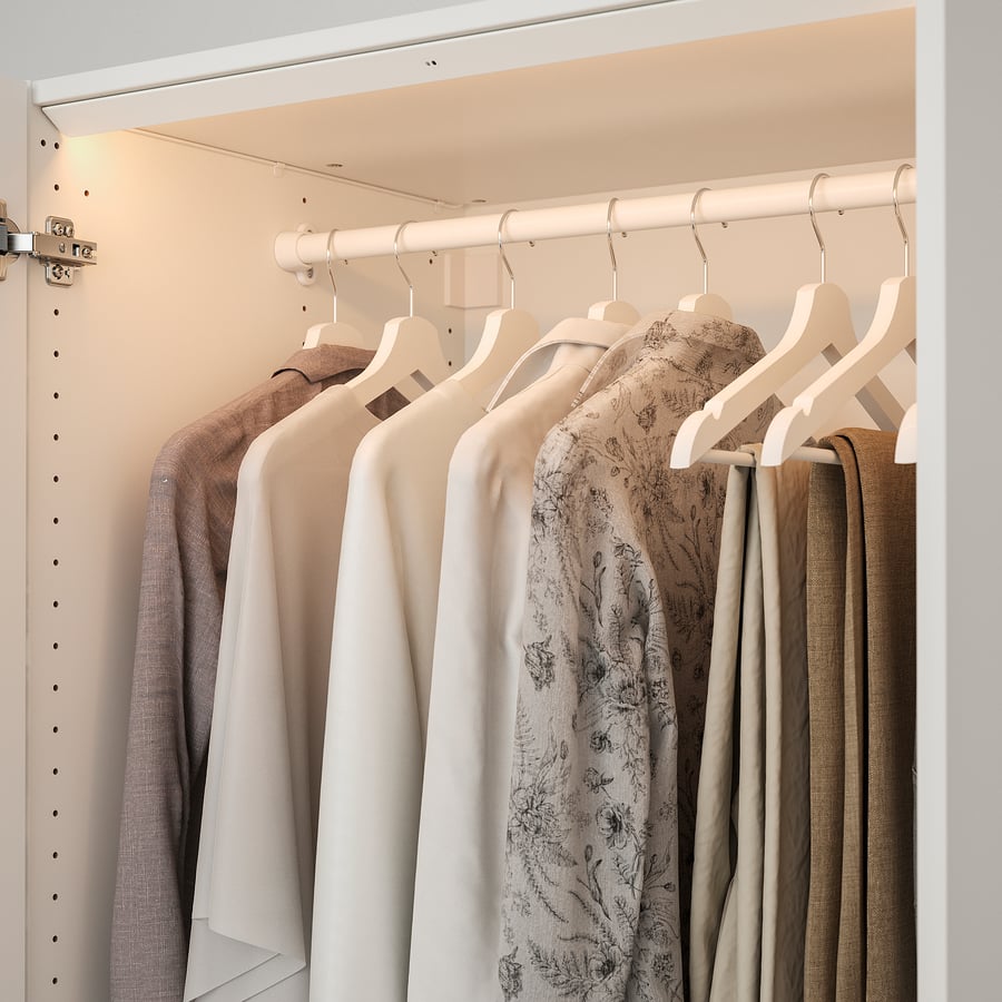 ÖVERSIDAN LED wardrobe lighting strp w sensor, dimmable white, 71 cm - IKEA