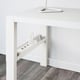 PÅHL desk, height adjustable white, 96x58 cm - IKEA