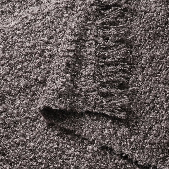 SANDBRODD throw, anthracite, 130x170 cm - IKEA