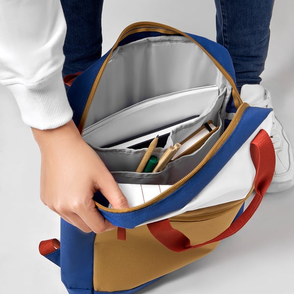 STARTTID حقيبة الظهر, أزرق/أصفر, 12 ل - IKEA