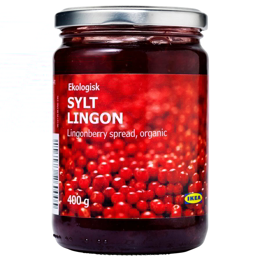 SYLT LINGON lingonberry spread, organic, 400 g - IKEA
