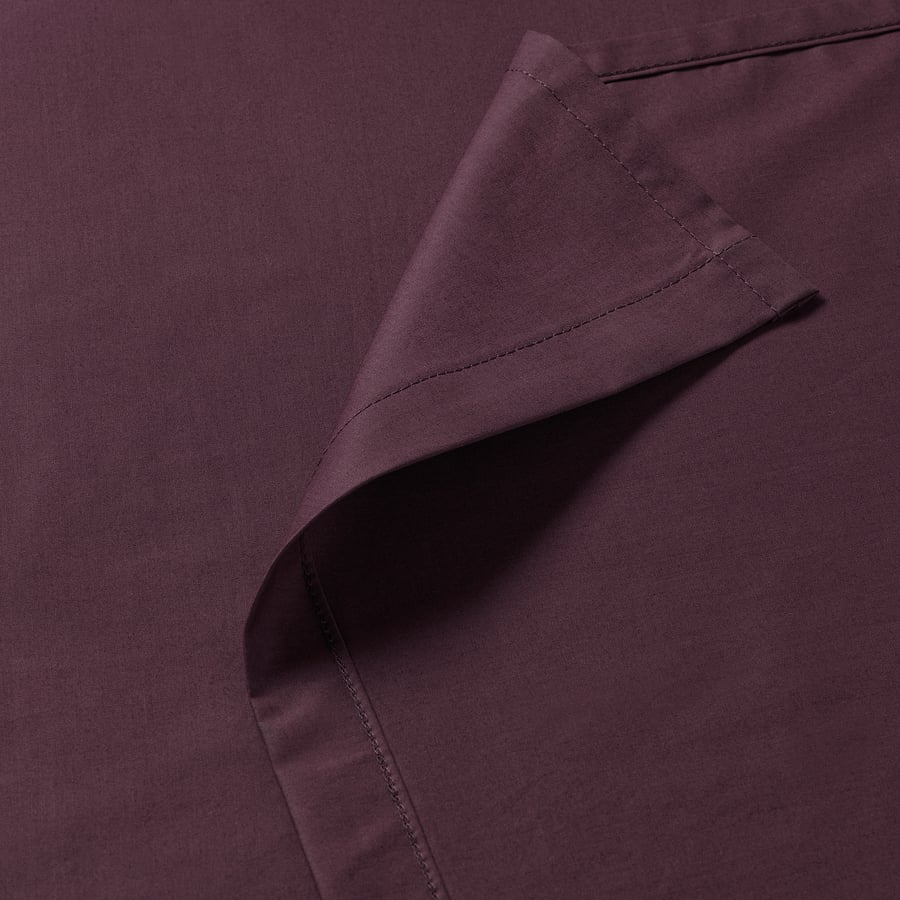 ULLVIDE flat sheet, deep red, 150x260 cm - IKEA