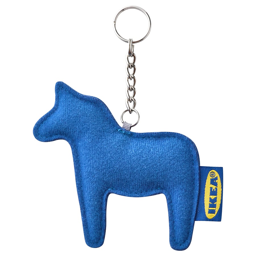 EFTERTRÄDA key ring, blue - IKEA