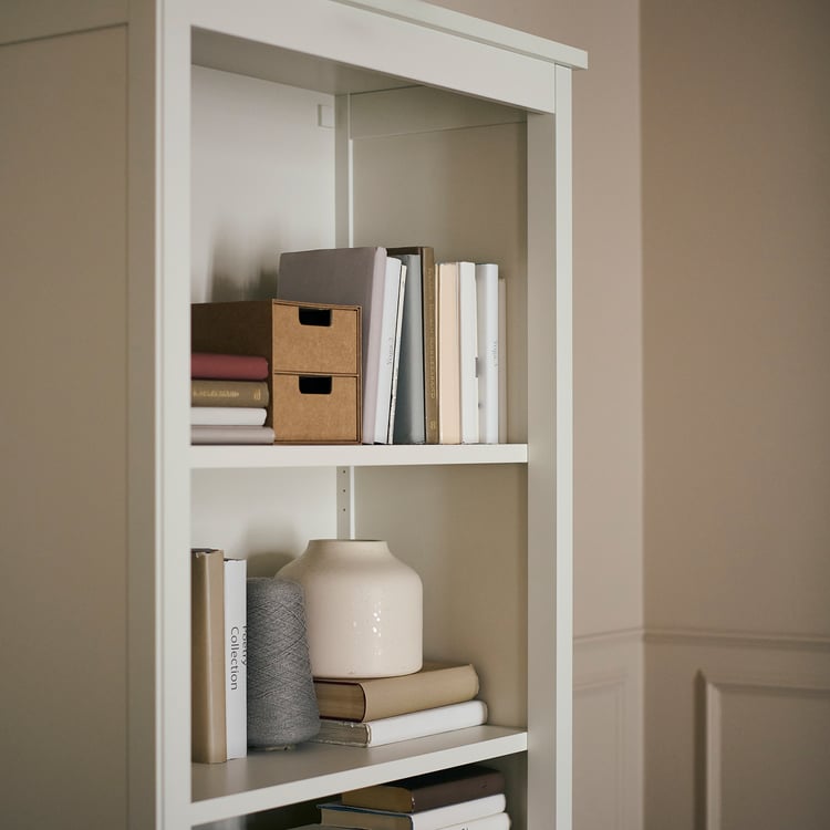 FÄRJKARL bookcase, off-white, 77x39x188 cm - IKEA