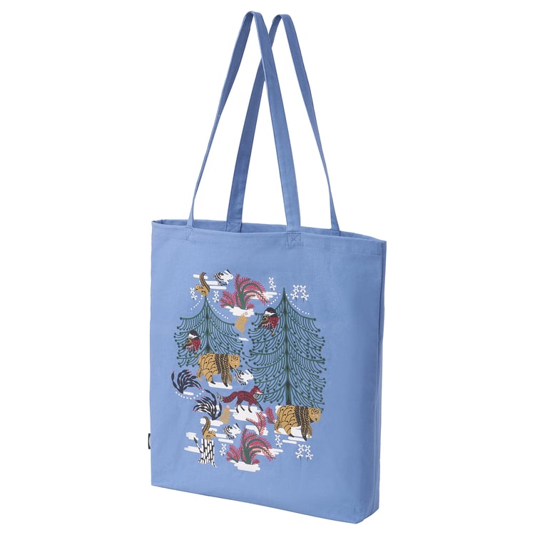 FRONTBLAD bag, animal pattern blue - IKEA