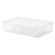 GLIS box with lid, transparent, 34x21 cm - IKEA